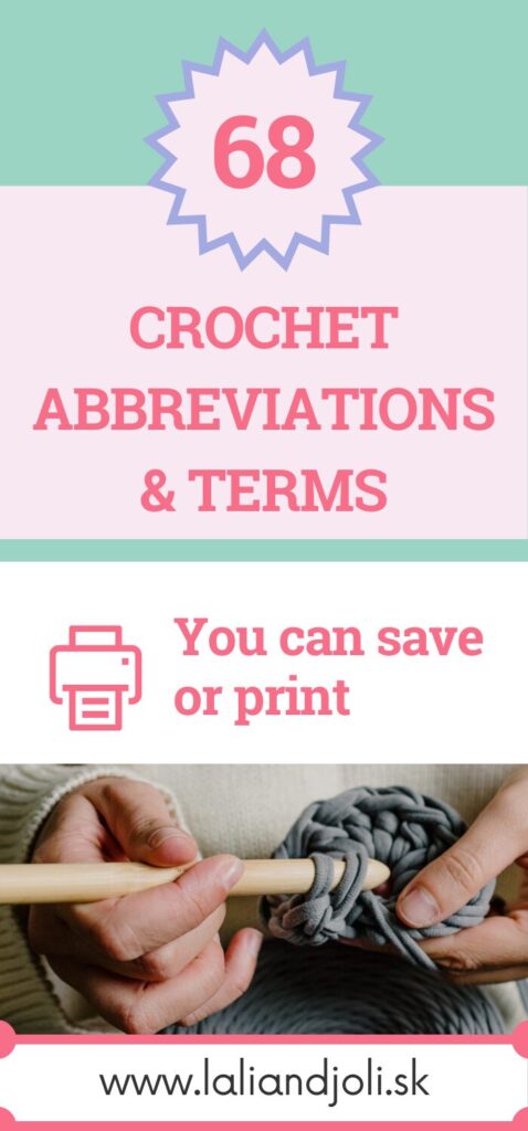 Crochet Abbreviations And Terms